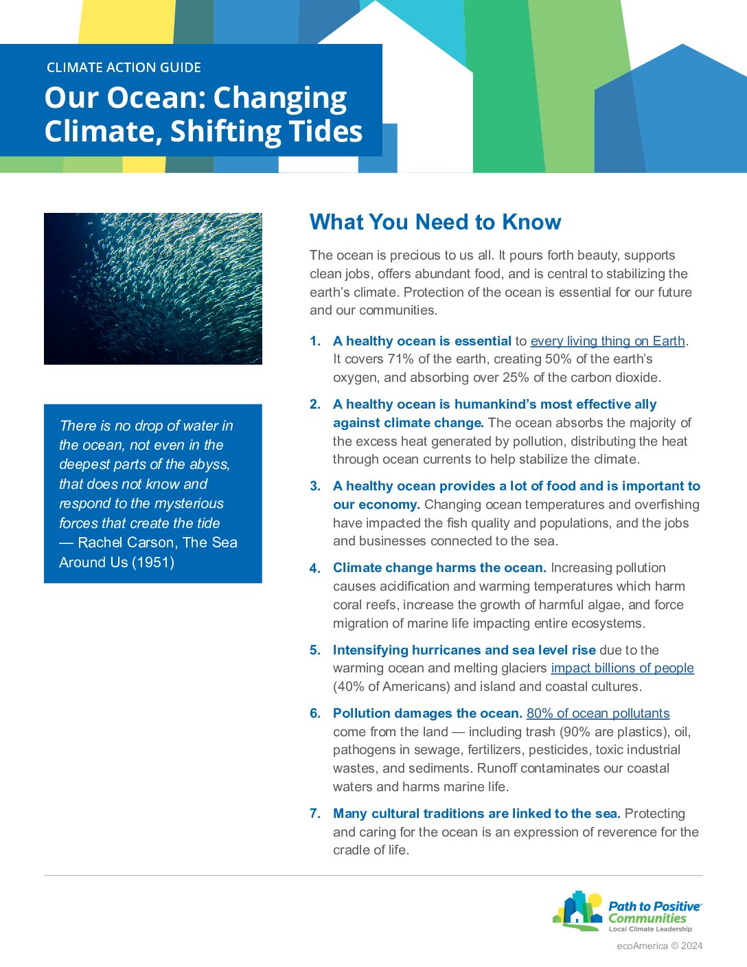 eA P2P Ocean guide - CAG - ecoAmerica